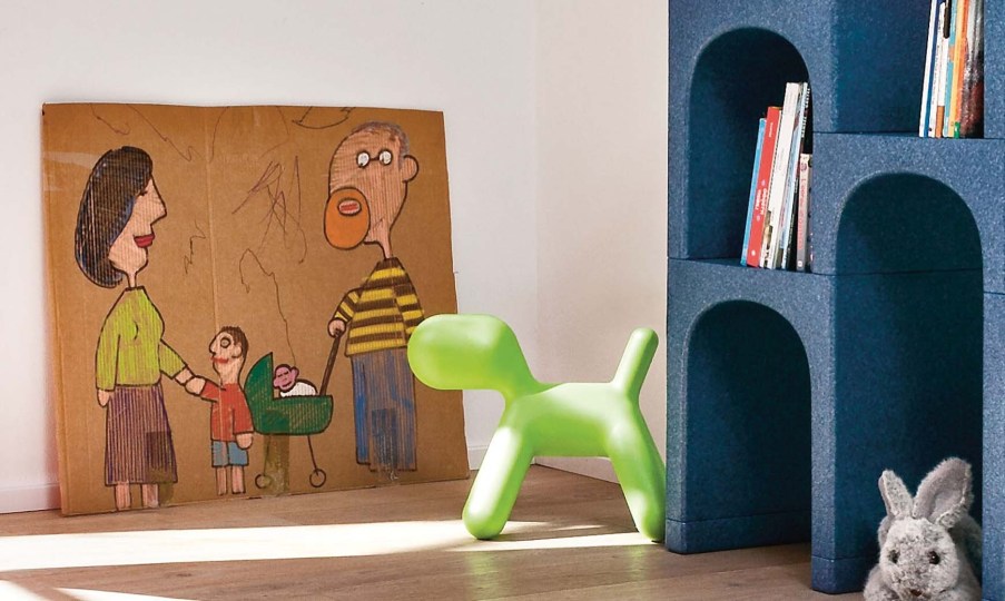 MAGIS DESIGN PUPPY ABSTRACT DOG GREEN 1360C Large – Babyrama.ca