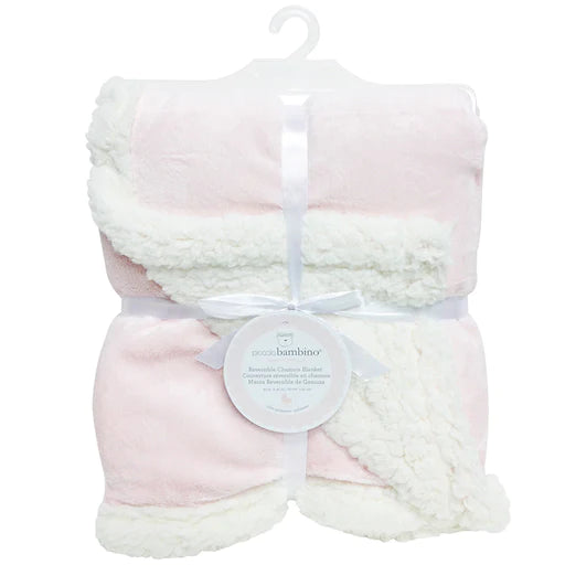 Piccolo Bambino Reversible Micro Chamois Blanket - Pink PB1344-1PK ...