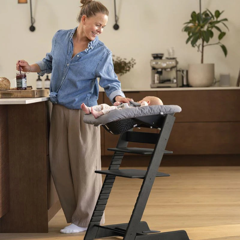 Stokke Tripp Trapp 2 High Chair - Black Anthracite NB Set – Babyrama.ca